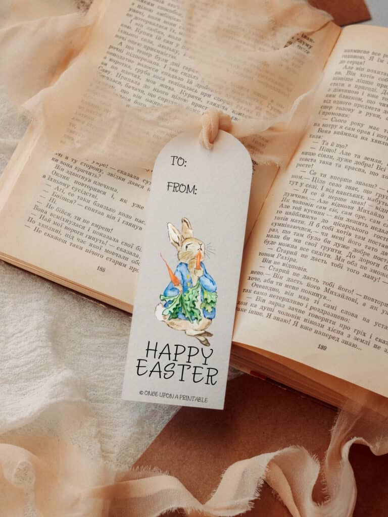 Easter Bookmarks Free Printables - Once Upon a Printable