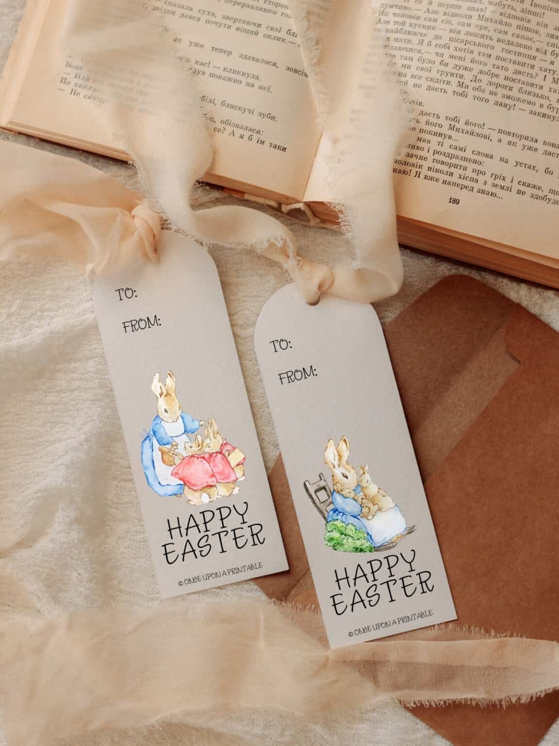 Easter Bookmarks Free Printables - Once Upon a Printable
