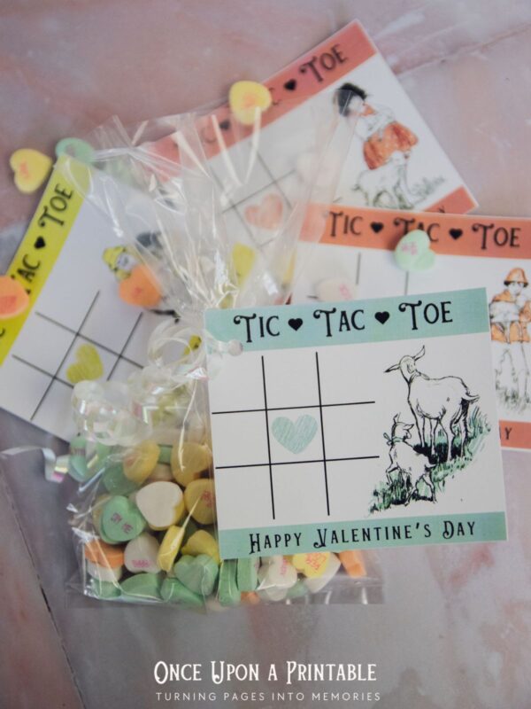 Tic Tac Toe Valentine's Day Game Cards (Free Printable) - Once Upon A ...
