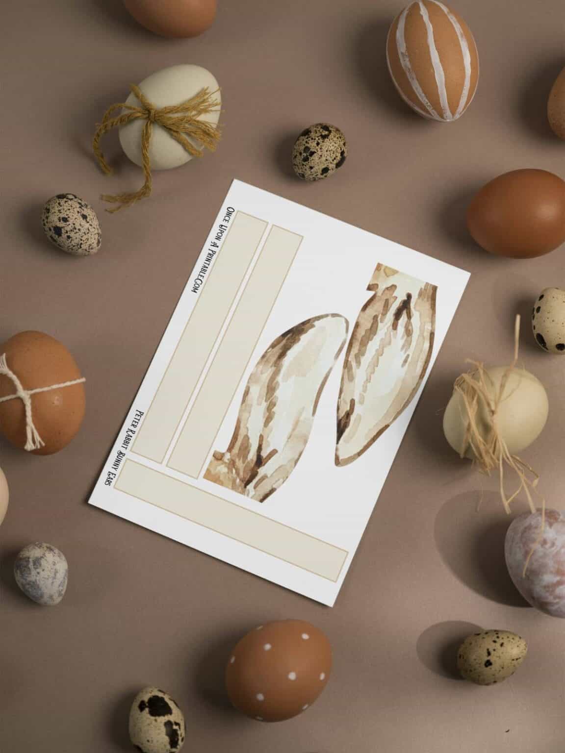 Printable Bunny Ears: Free Easter Craft for Kids - Once Upon a Printable