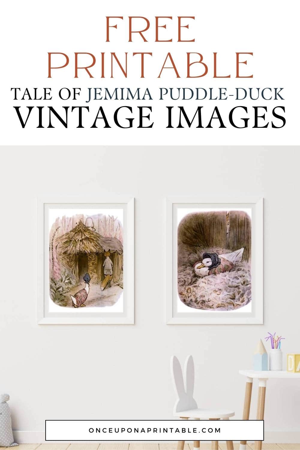 28 Original Jemima Puddle-Duck Free Printable Images - Once Upon A ...