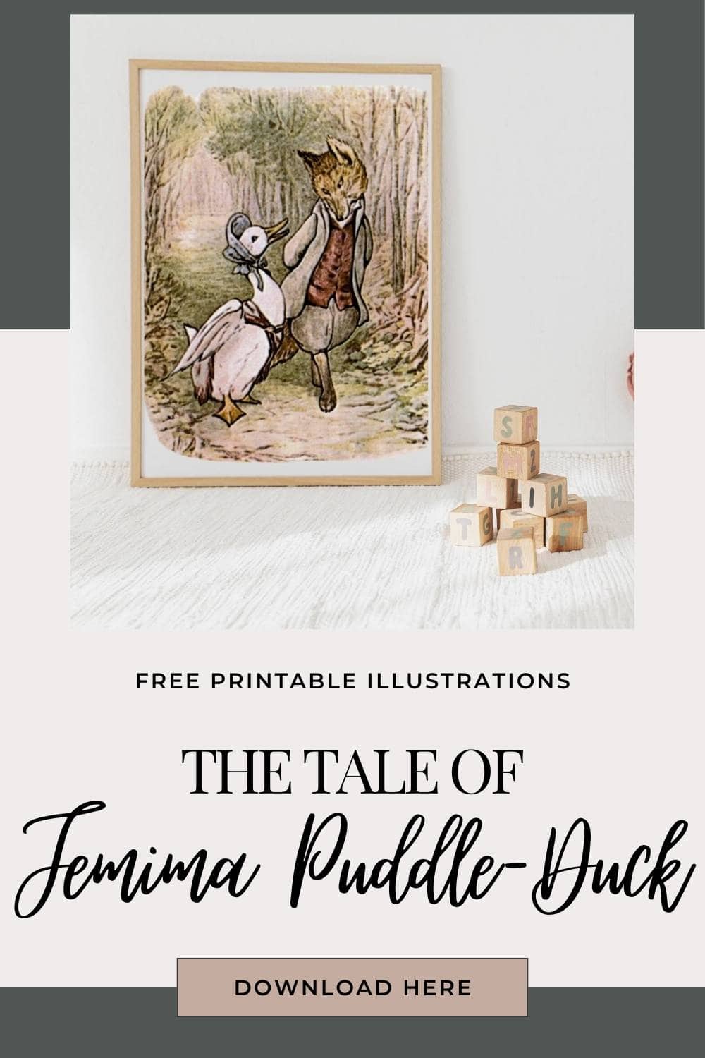 28 Original Jemima Puddle-Duck Free Printable Images - Once Upon A ...