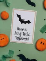 Simple Halloween Note Cards Free Printable - Once Upon a Printable
