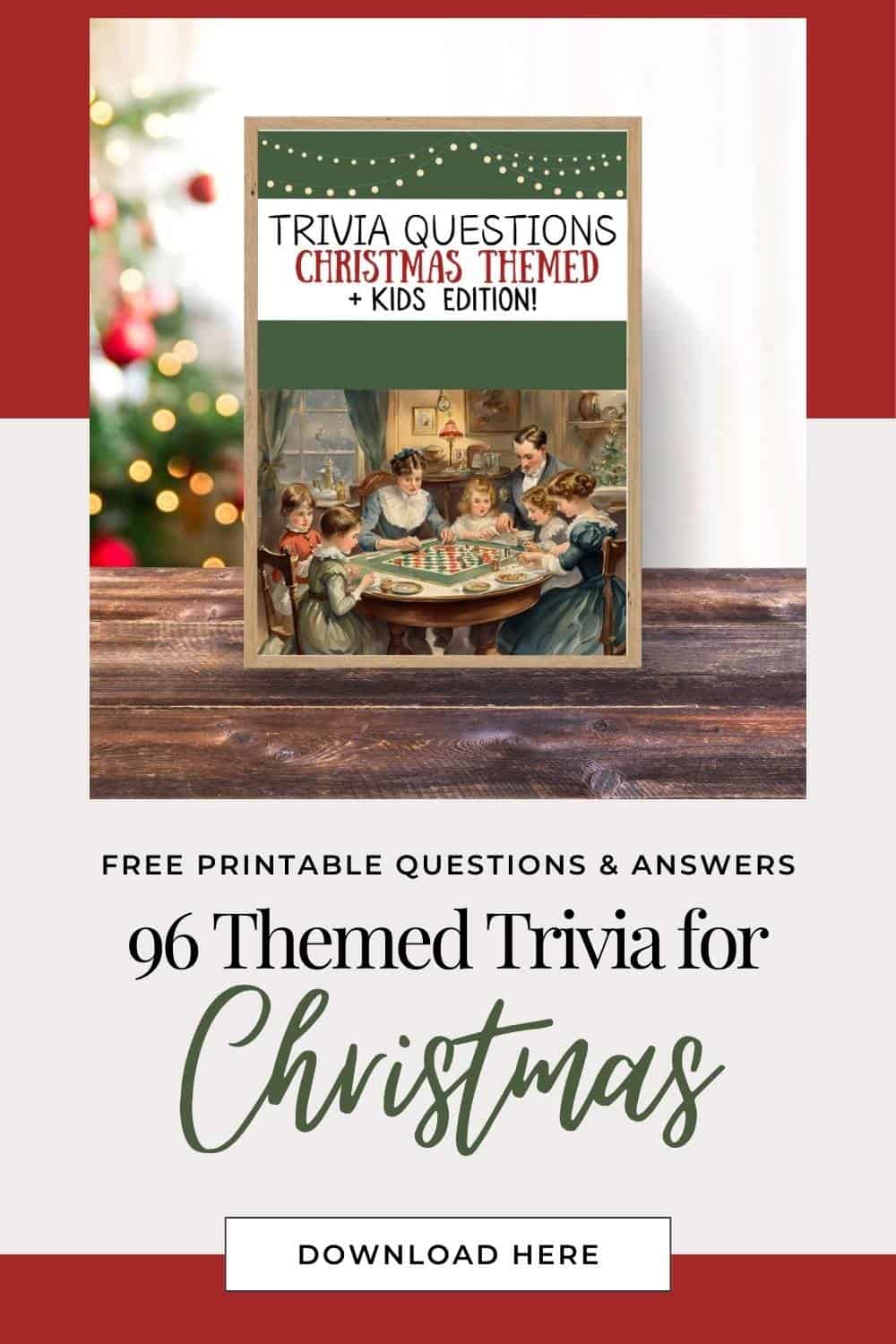96 Christmas Trivia Questions and Answers (Free to Print) - Once Upon A ...