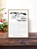 "How Many Words Can You Make From Merry Christmas" Printables - Once ...