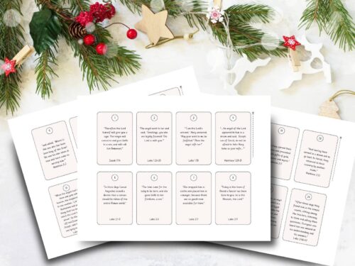 Nativity Christmas Advent Activity Free Printable - Once Upon a Printable