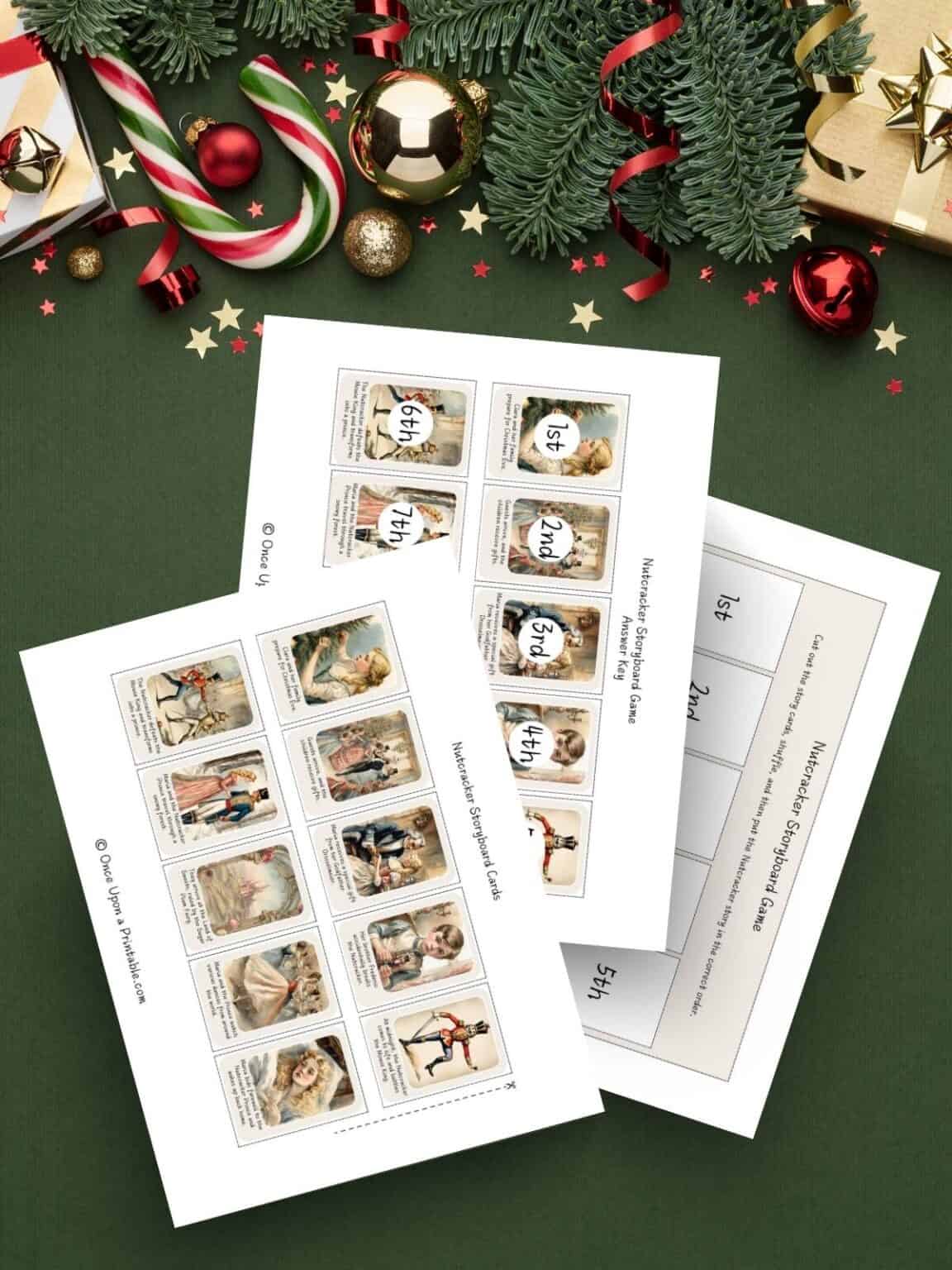 The Nutcracker Story Sequencing Free Printables - Once Upon a Printable