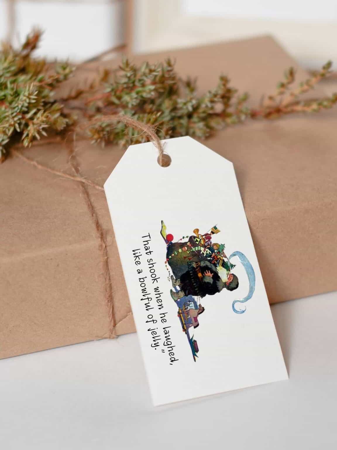 56 Free Printable Vintage Illustrated Christmas Gift Tags - Once Upon a ...