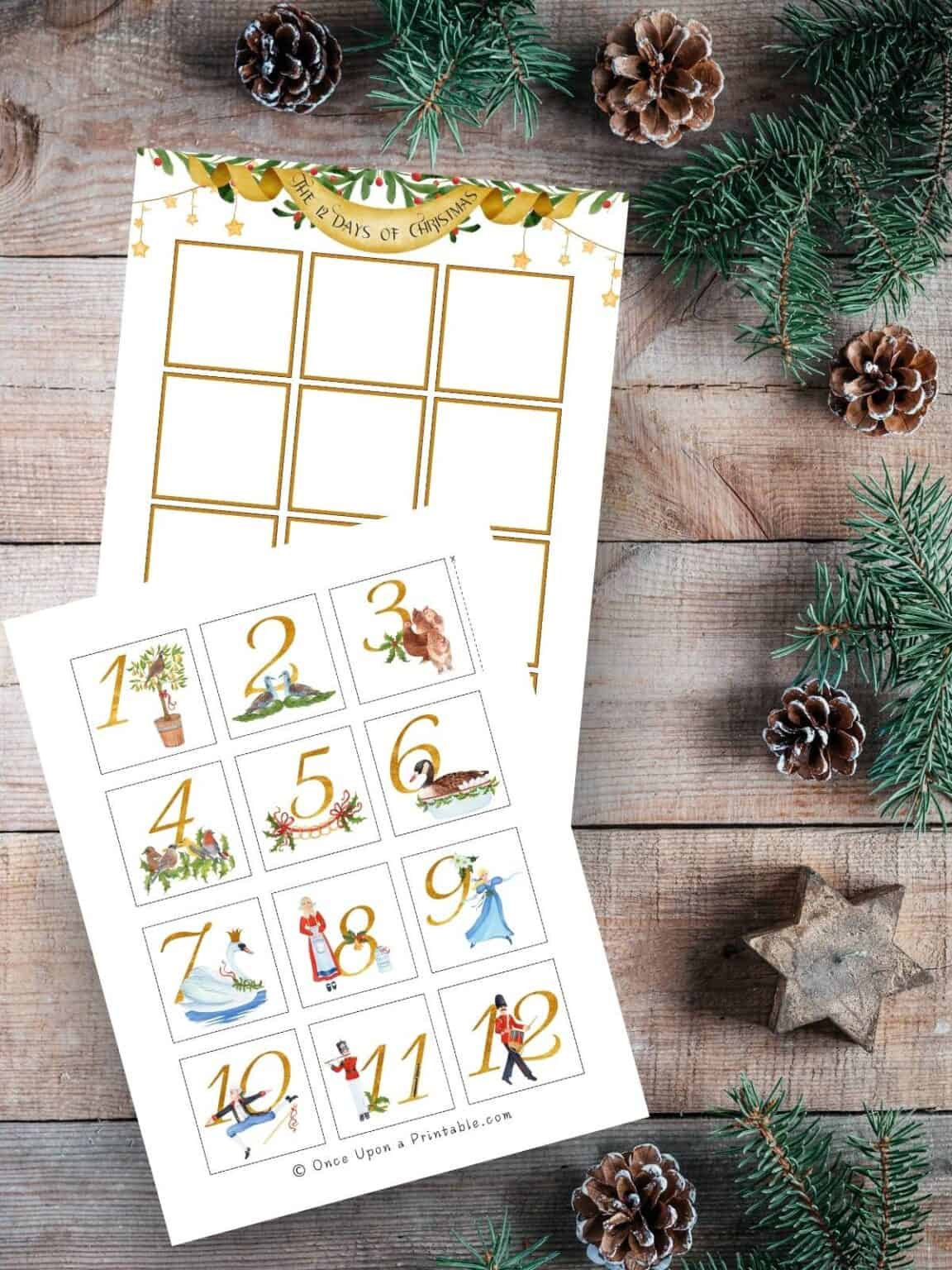 The 12 Days of Christmas Countdowns (Free to Print!) - Once Upon a ...