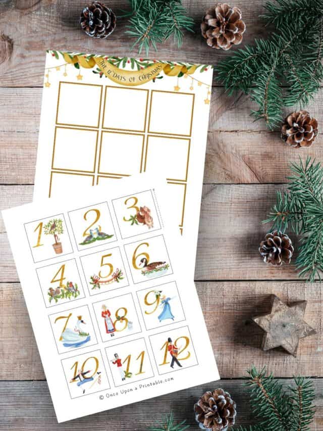 The 12 Days of Christmas Countdowns (Free to Print!) - Once Upon a ...