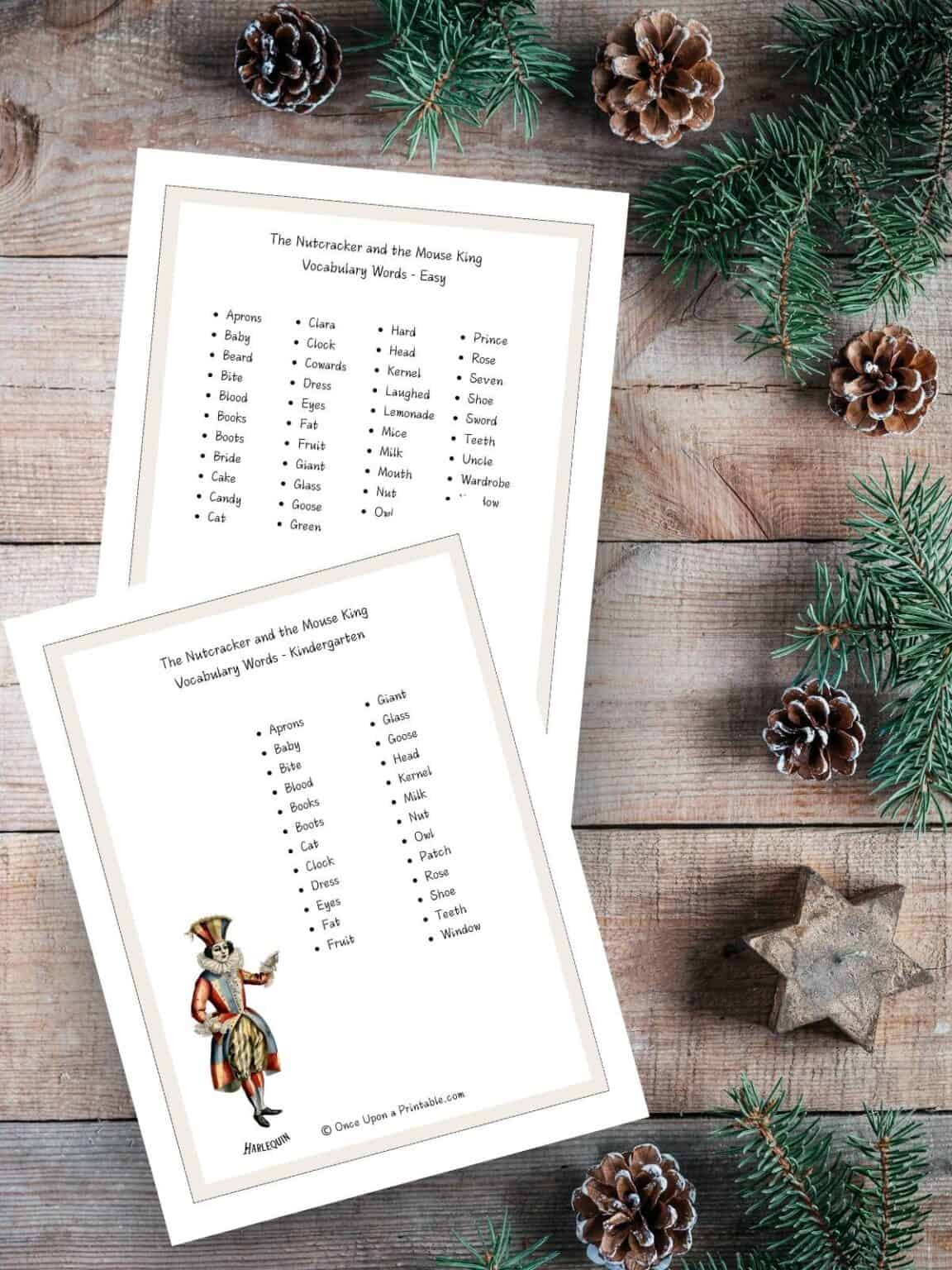 9 Nutcracker Themed Crossword Puzzles Free Printable - Once Upon a ...
