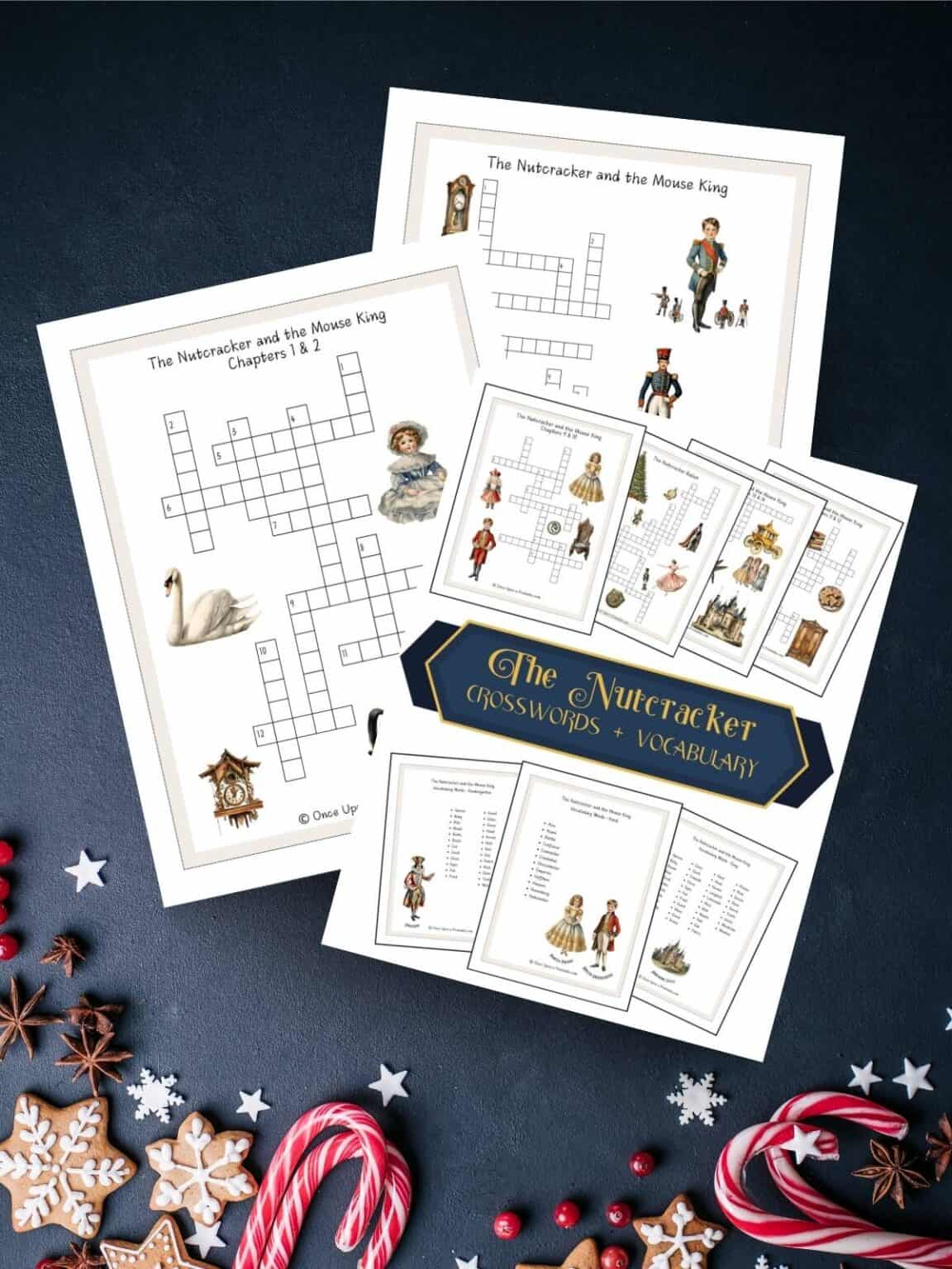 9 Nutcracker Themed Crossword Puzzles Free Printable - Once Upon a ...