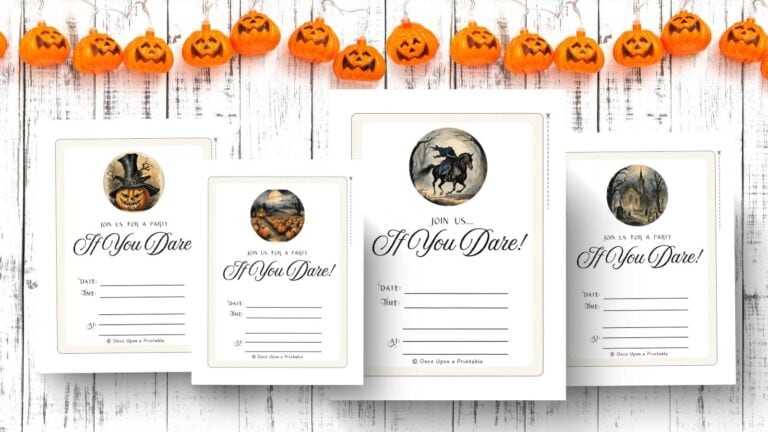 Sleepy Hollow Halloween Party Invitations Free Printables - Once Upon a ...