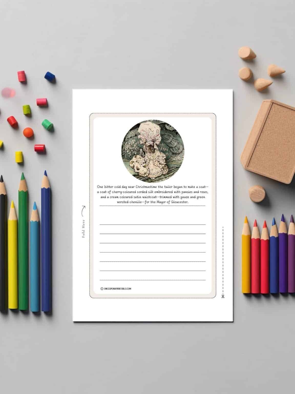 "The Tailor of Gloucester" Stationary Free to Print! - Once Upon a ...