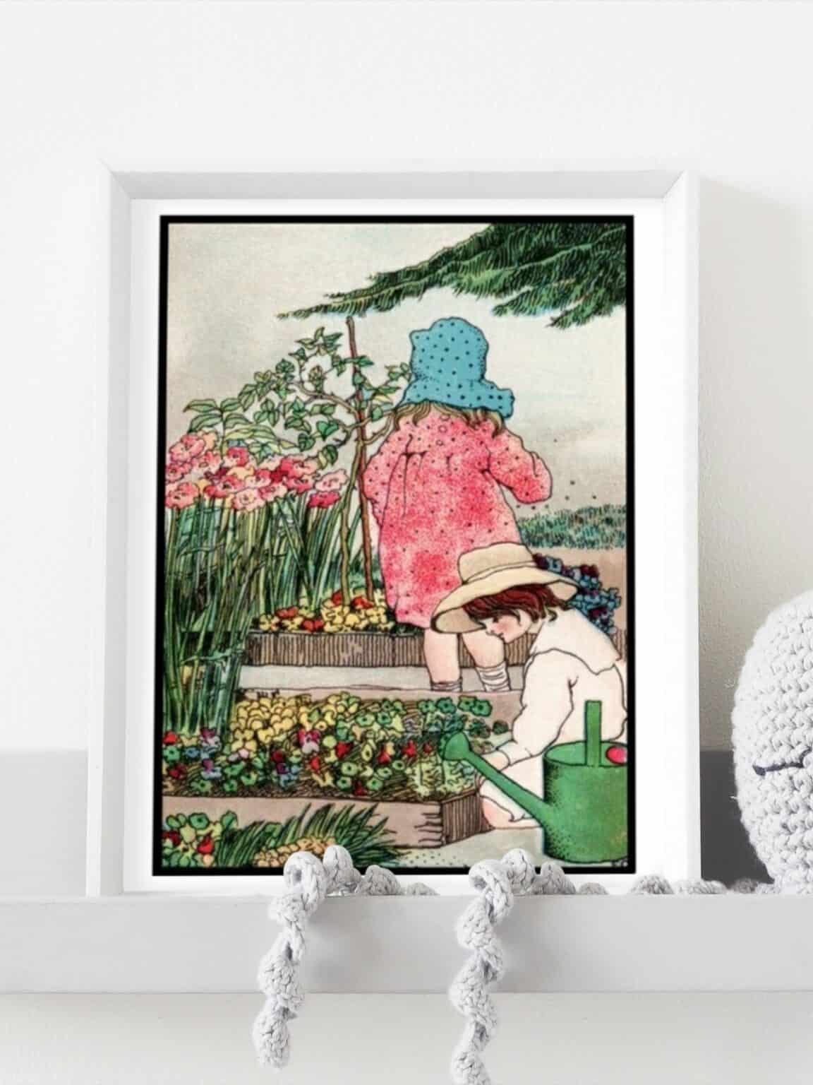 "Things in Our Garden" by Arthur Ransome Illustrations (Free) - Once ...