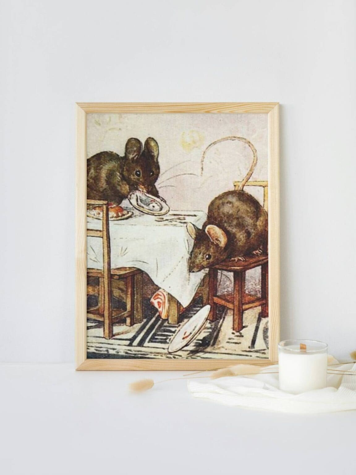 "The Tale of Two Bad Mice" Illustrations (Free to Print) - Once Upon a ...