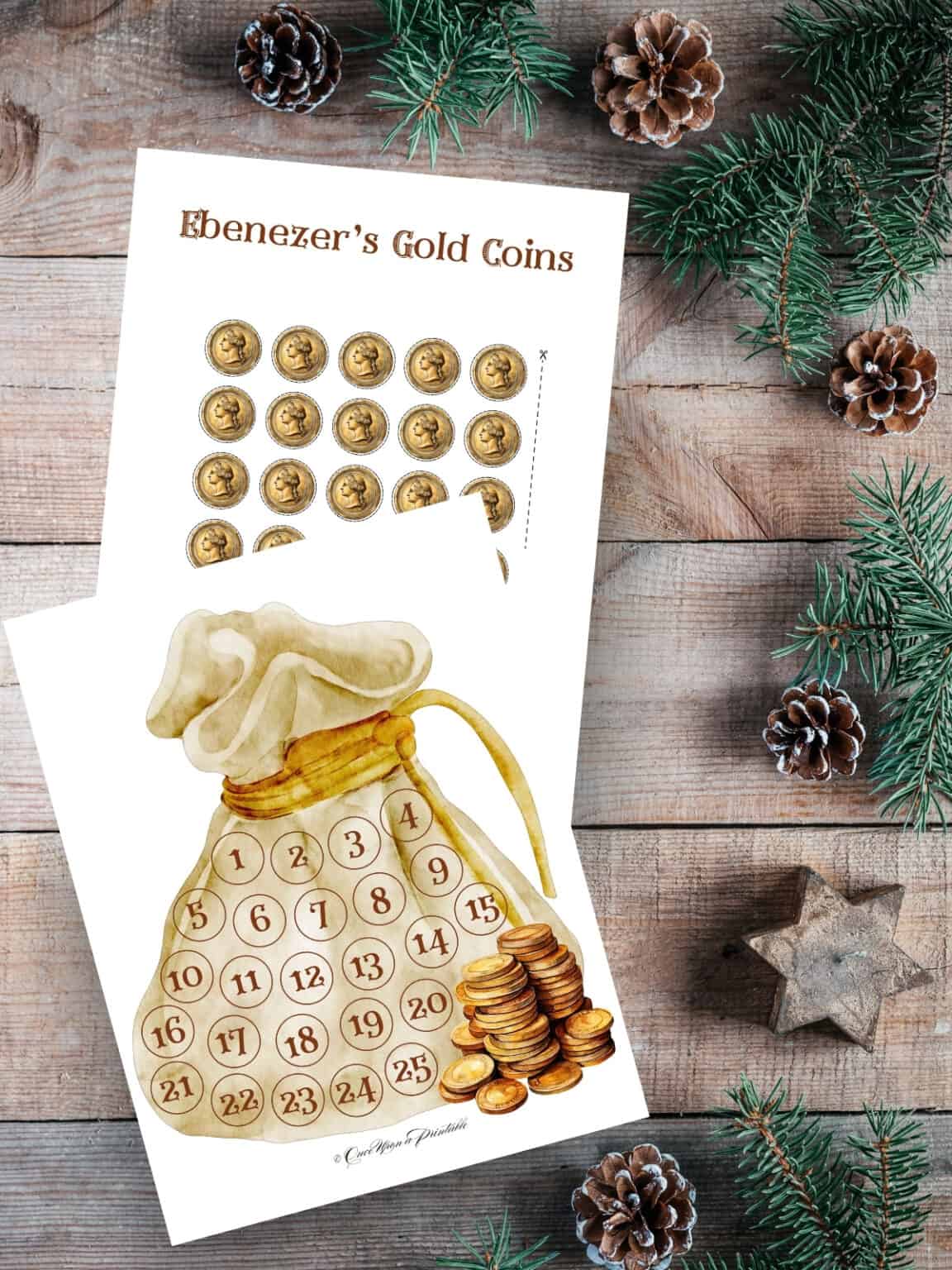 A Christmas Carol Countdown for Little Kids (Free Printable) - Once ...