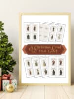 A Christmas Carol Go Fish Game (Free to Print) - Once Upon a Printable