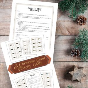 A Christmas Carol Unit Study (Free Printable Resources) - Once Upon a ...
