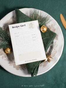 Gingerbread Man Recipe Cards (Free to Print) - Once Upon a Printable