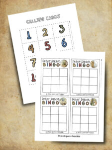The Tale of Peter Rabbit Bingo Game Free Printable - Once Upon a Printable