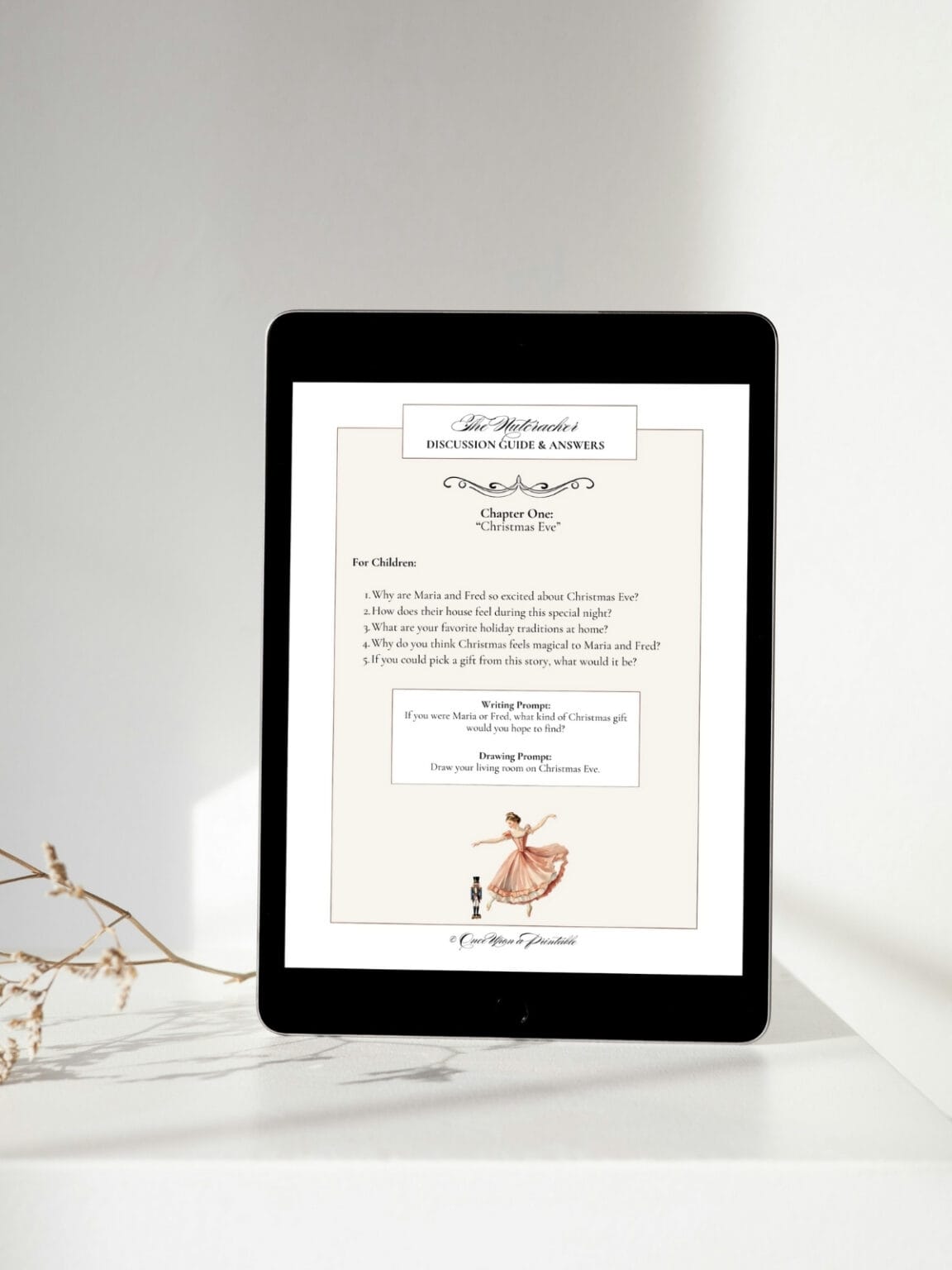 "The Nutcracker" Podcast Read-Aloud and Free Guide - Once Upon a Printable