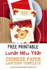 Chinese Lunar New Year Paper Lantern Template Free Printable - Once ...