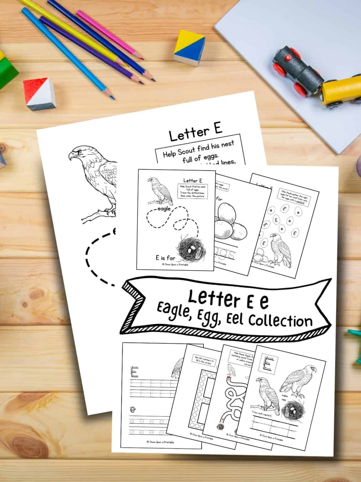 Letter E Worksheets (Free Printables) - Once Upon a Printable