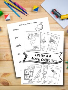 Letter A Worksheets (Free to Print) - Once Upon a Printable