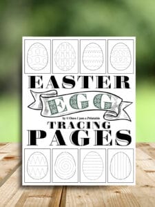 Fun Easter Egg Tracing Worksheets Free Printable - Once Upon a Printable
