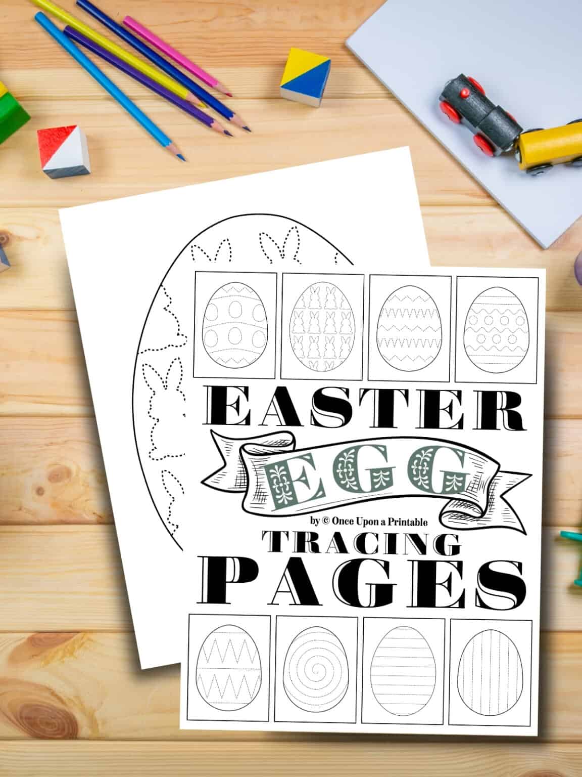 Fun Easter Egg Tracing Worksheets Free Printable - Once Upon a Printable