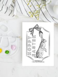 Free Happy Easter Coloring Pages for Kids and Adults - Once Upon a ...