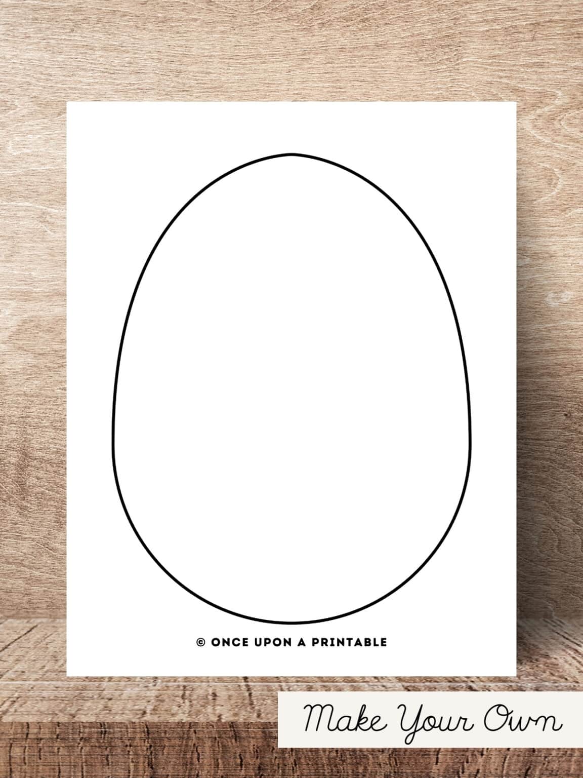 Fun Easter Egg Tracing Worksheets Free Printable - Once Upon a Printable