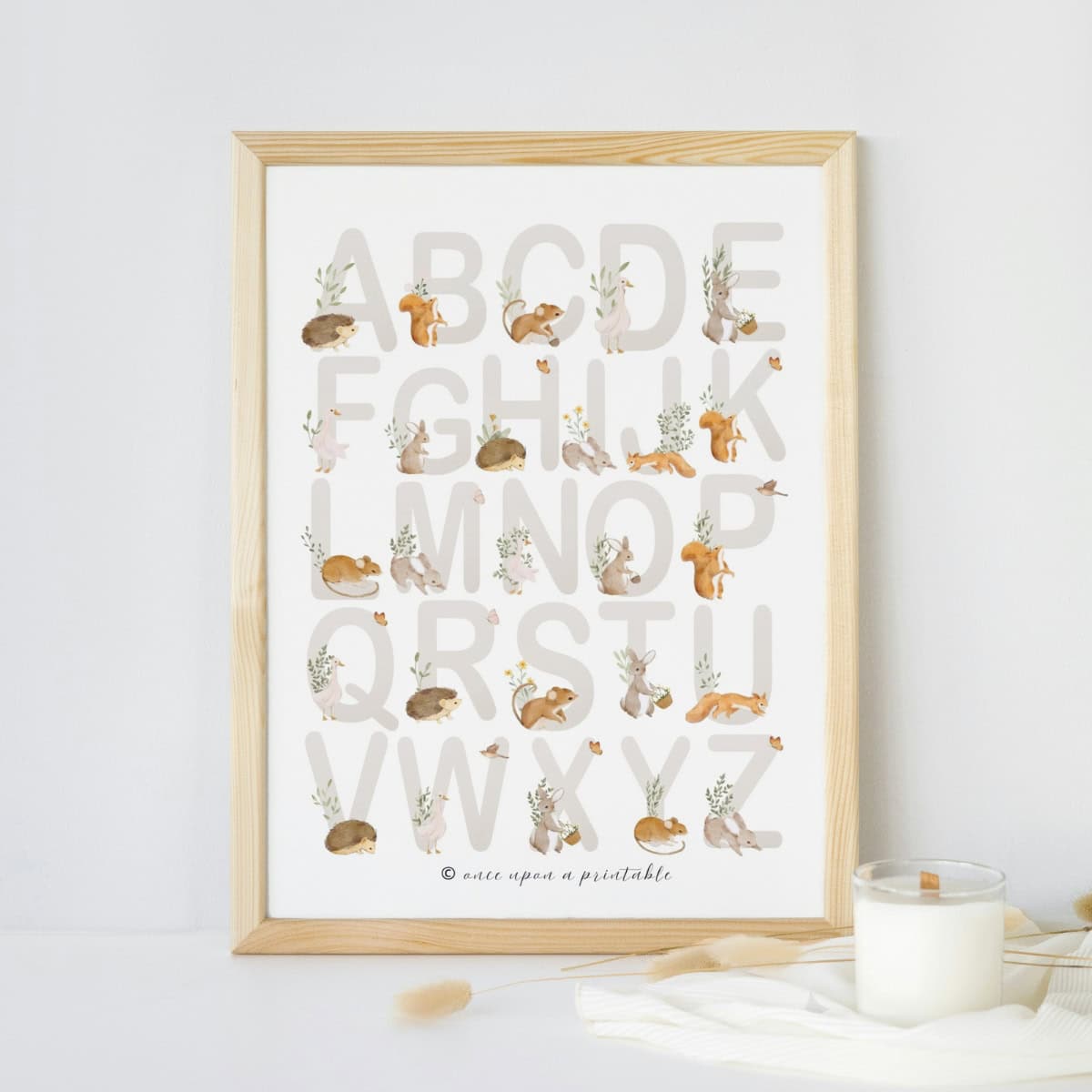 Printable Craft Alphabet Animals