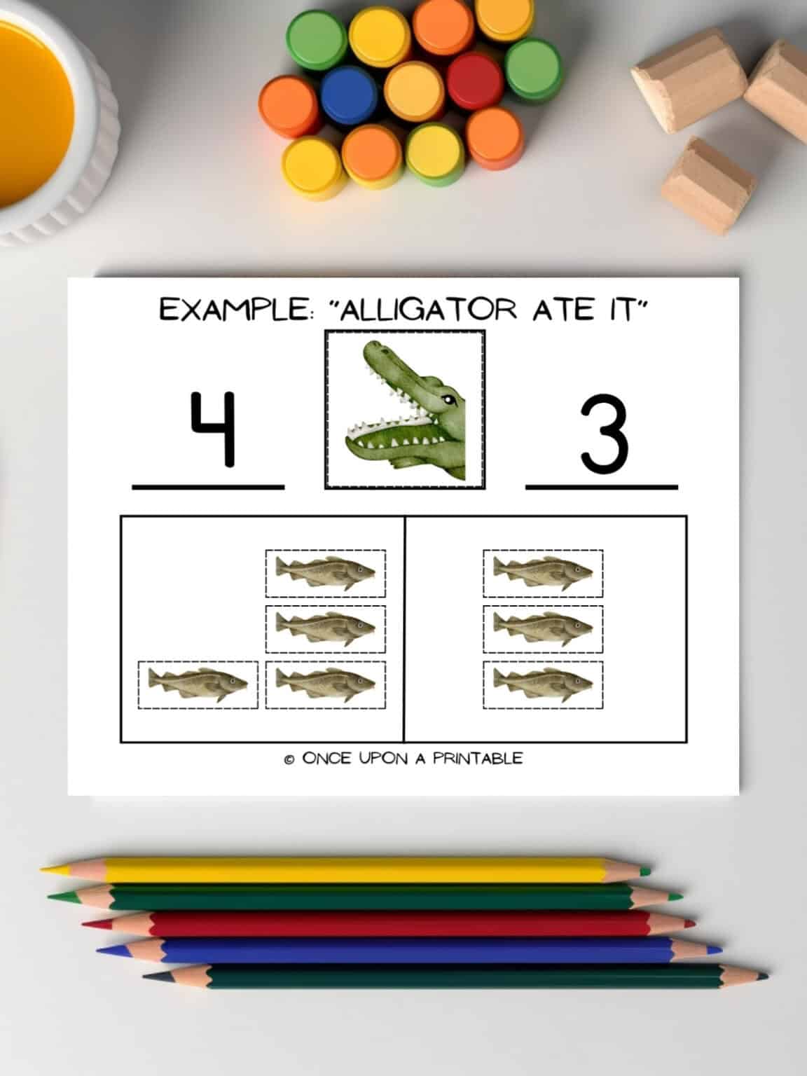 Letter A "Alligator" Games for Kids (Free Printables) - Once Upon a ...