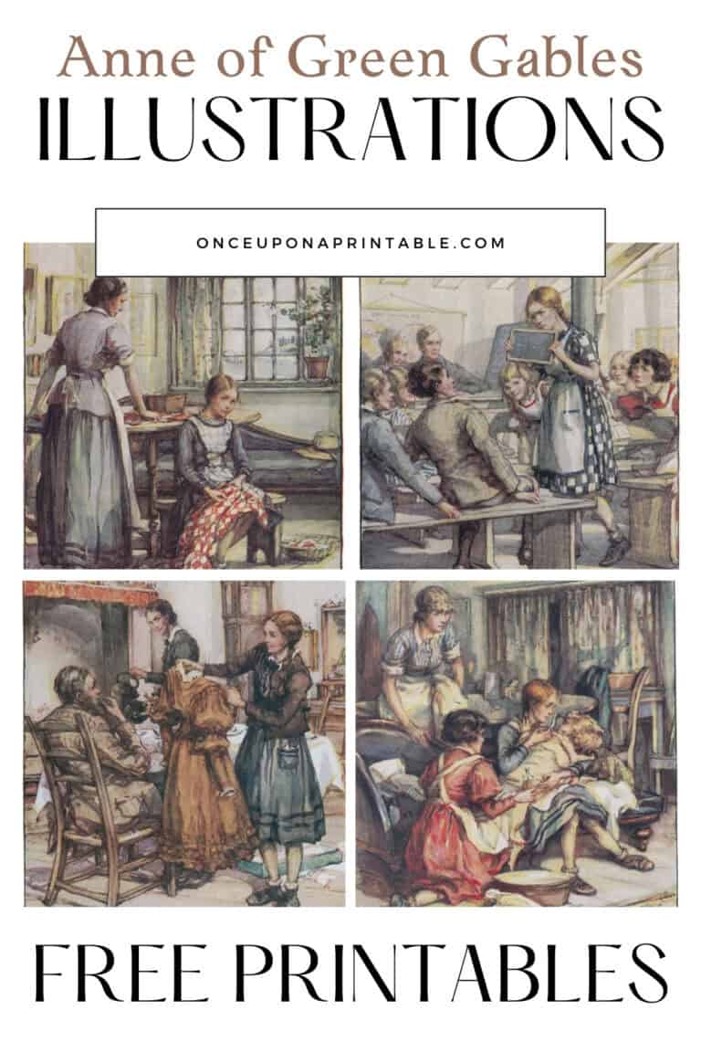 Anne of Green Gables Illustrations (Free Printables) - Once Upon a ...
