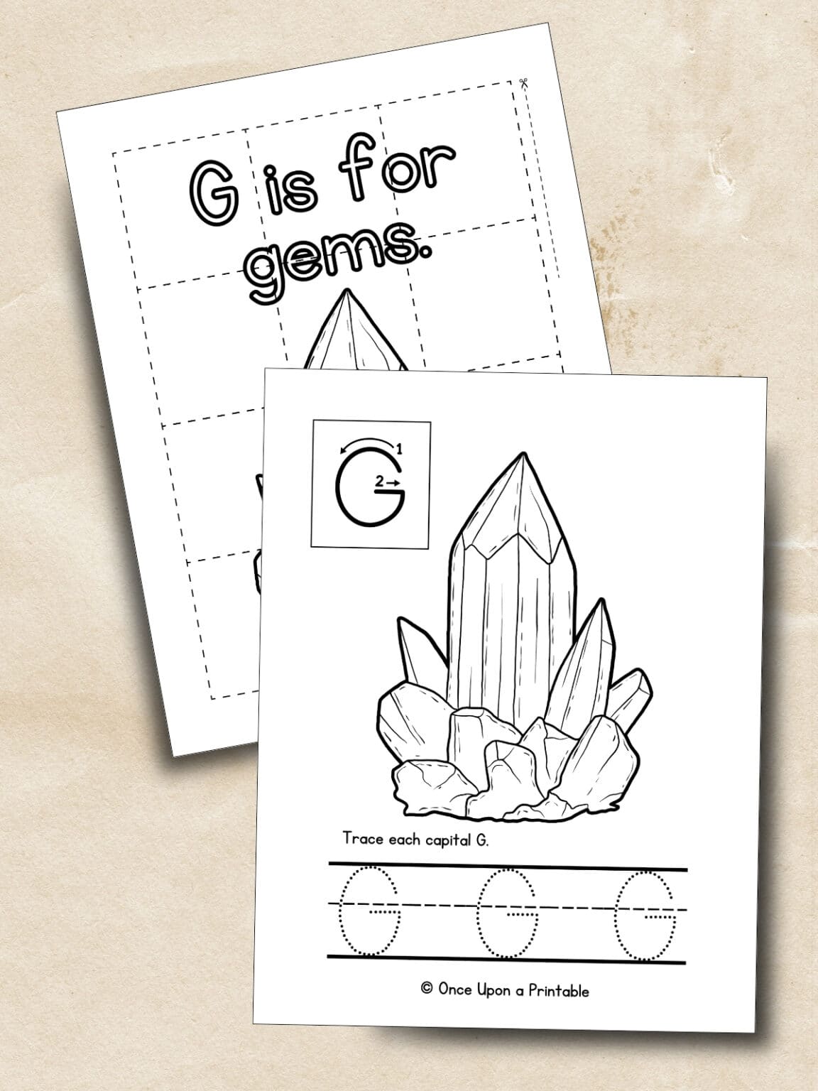 Letter "G" Unit Study Worksheets (Free Printables) - Once Upon a Printable
