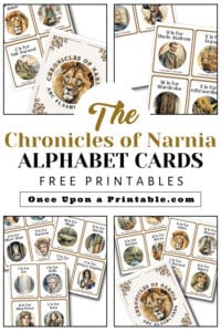 The Chronicles of Narnia Alphabet Flashcards (Free Printables) - Once ...
