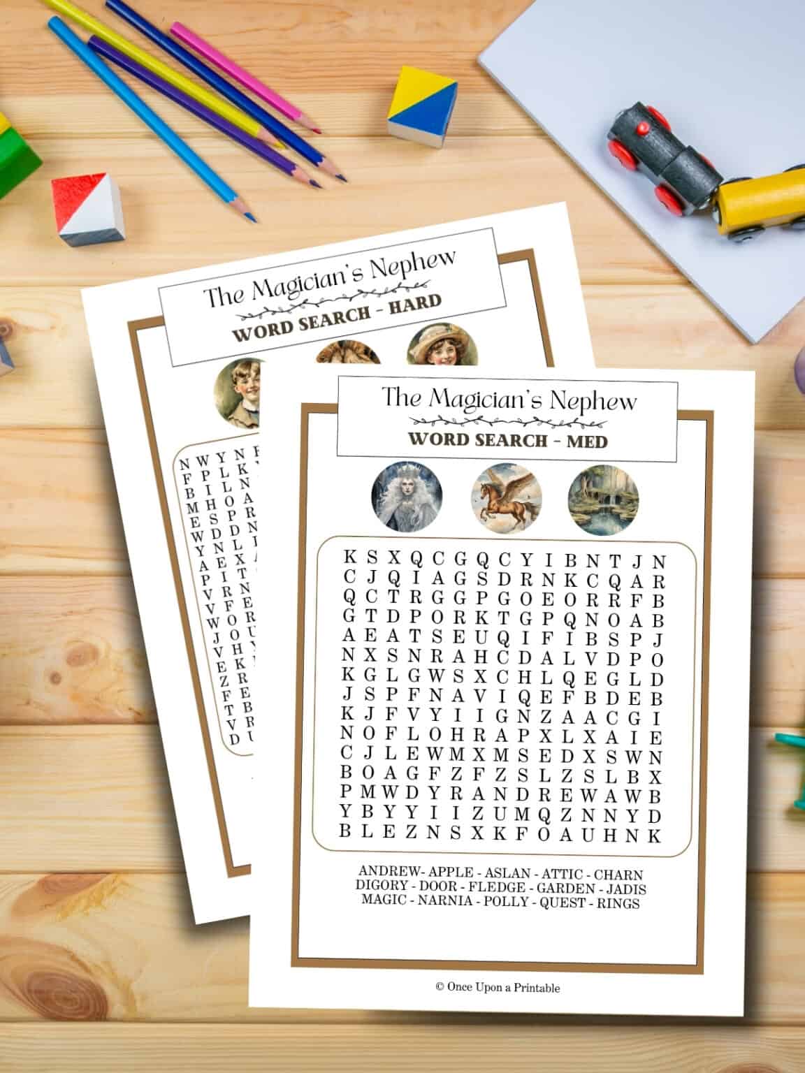 The Magician's Nephew Word Search (Free Printables) - Once Upon a Printable