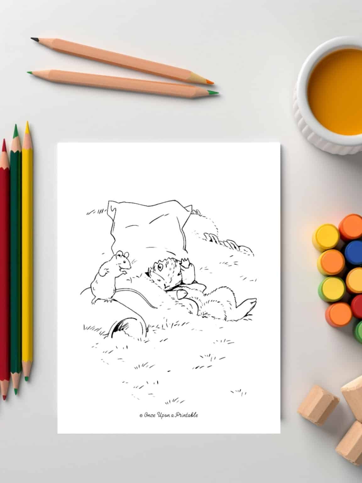 Peter Rabbit Coloring Pages - Once Upon a Printable