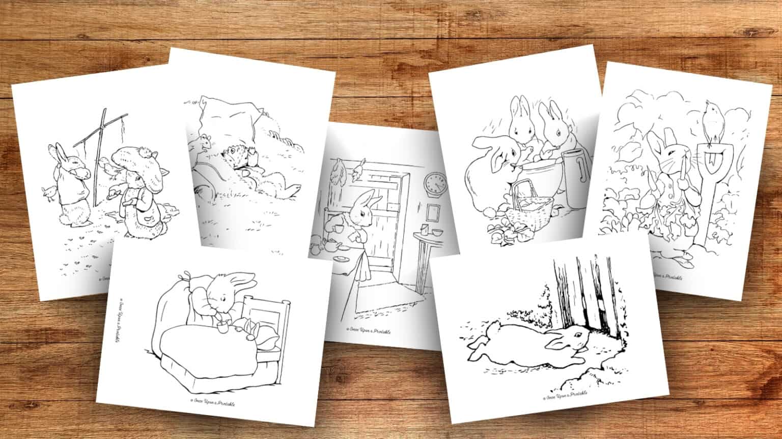 Peter Rabbit Coloring Pages - Once Upon a Printable