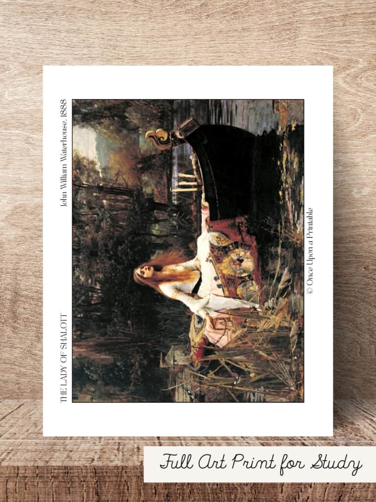 John William Waterhouse Art Unit Study (Free to Print) - Once Upon a ...