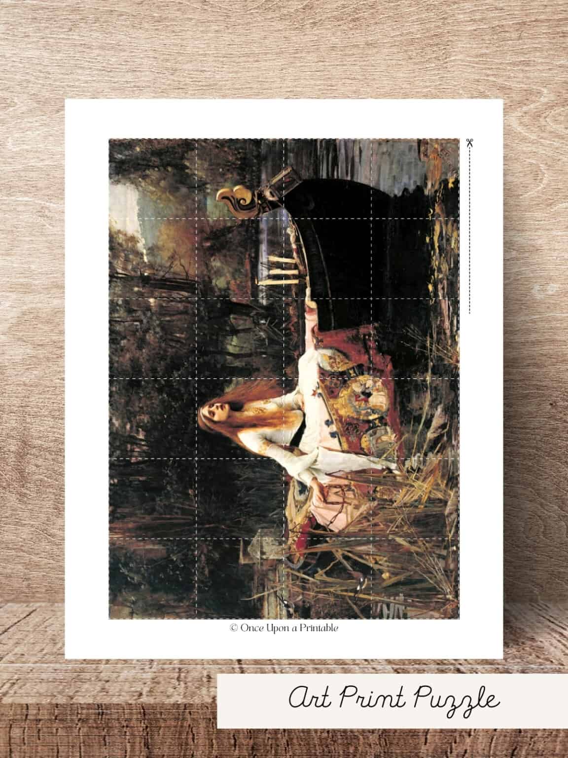 John William Waterhouse Art Unit Study (Free to Print) - Once Upon a ...