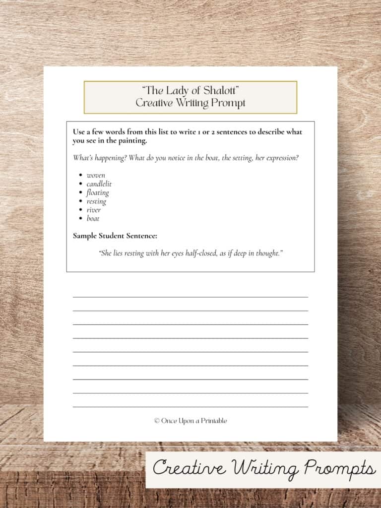 John William Waterhouse Art Unit Study (Free to Print) - Once Upon a ...