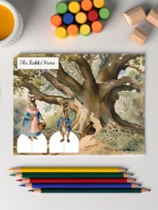 Peter Rabbit Paper Dolls Set Free Printable - Once Upon a Printable