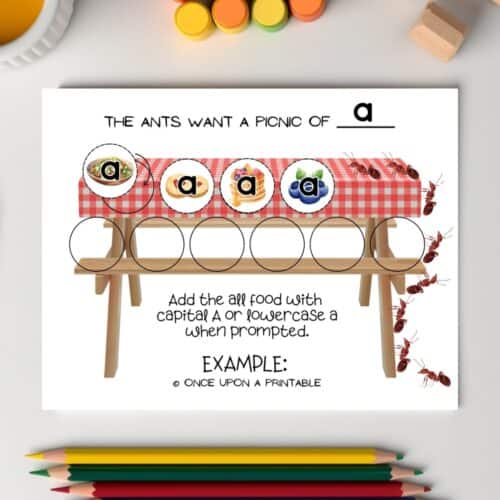 Letter A Tracing Activity Worksheets Free Printables - Once Upon a ...