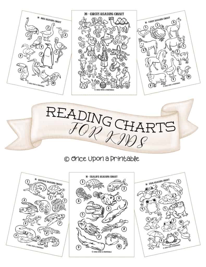 Reading Log for Kids - Once Upon a Printable