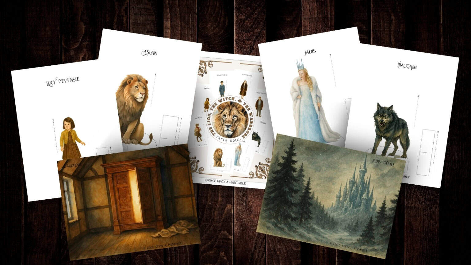 Narnia Paper Dolls - Once Upon a Printable