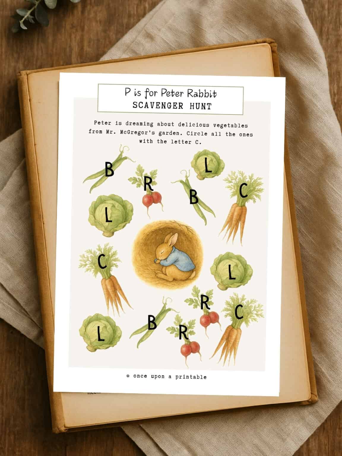 Peter Rabbit Printables - Once Upon a Printable