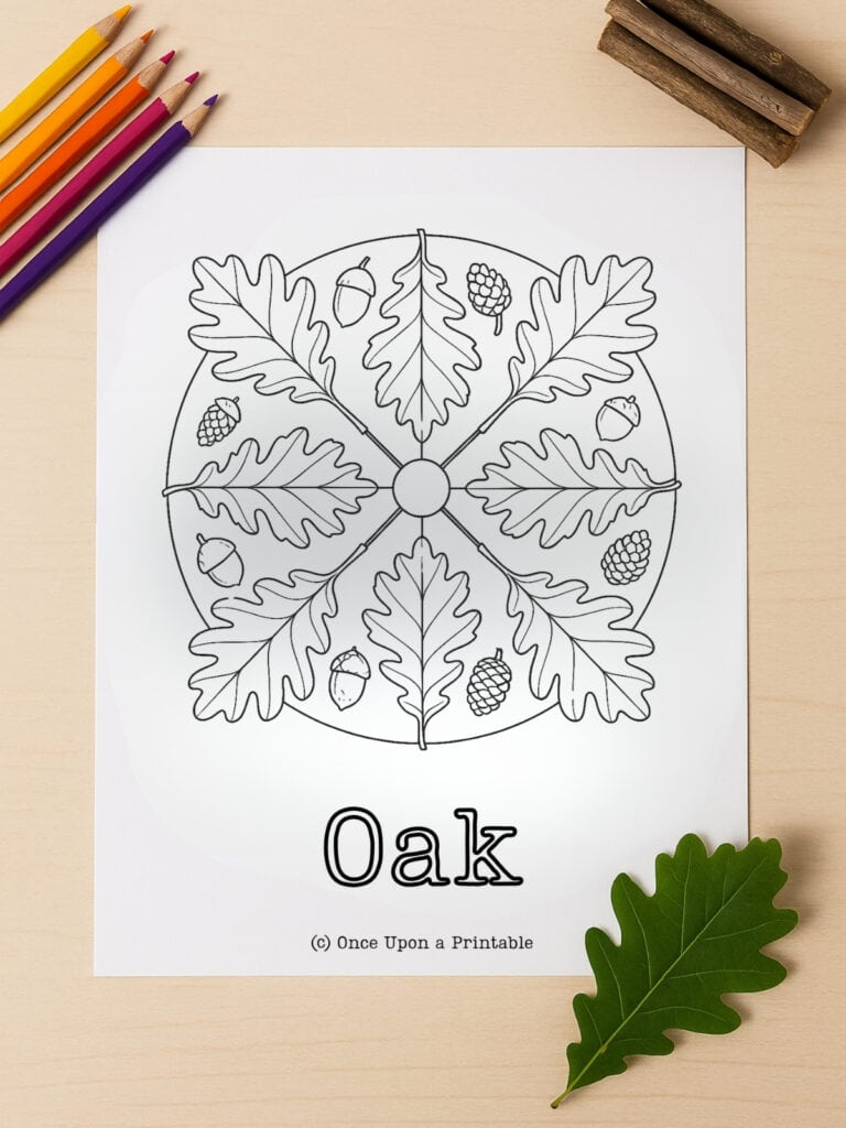 69 Fall Leaves Coloring Pages (Free Printables for All Ages) - Once ...